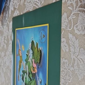Disney | Art | Disney Peter Pan Lithograph | Poshmark